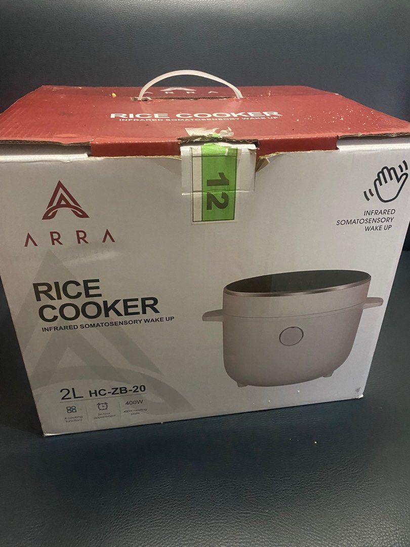 ARRA Rice Cooker Infrared Somatosensory Wake up, Kitchen & Appliances ...