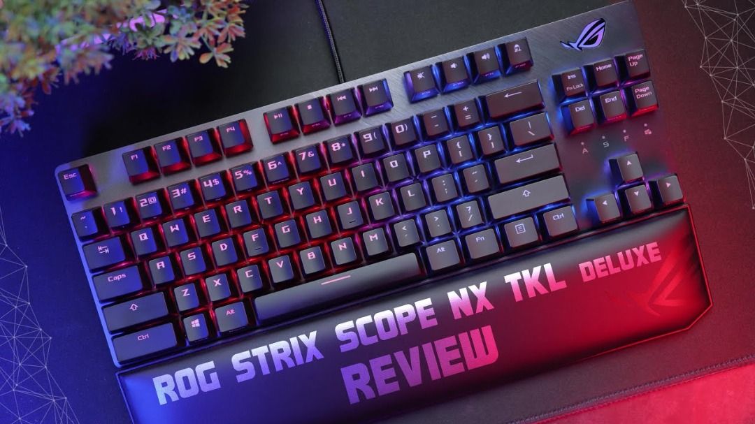 ASUS ROG STRIX X801 RGB SCOPE TKL DELUXE MECHANICAL GAMING KEYBOARD ...