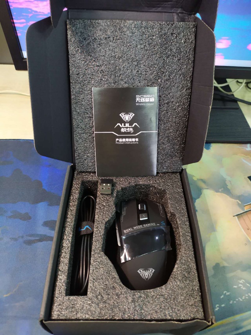 AULA SC550 WIRELESS MOUSE, Computers & Tech, Parts & Accessories, Mouse ...