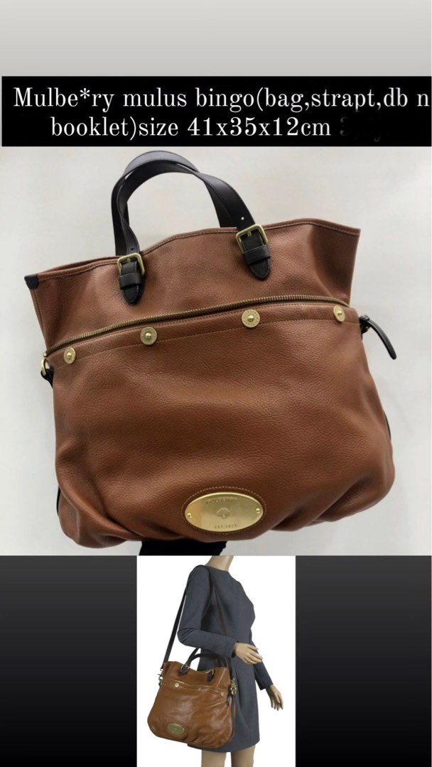 Authentic mulberry tote bag, Fesyen Wanita, Tas & Dompet di Carousell
