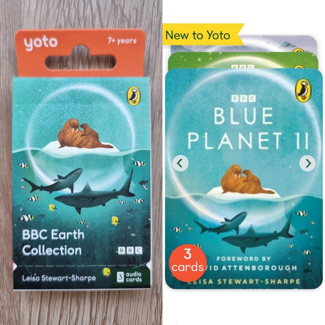 BBC Earth Collection Yoto cards, Hobbies & Toys, Toys & Games on Carousell