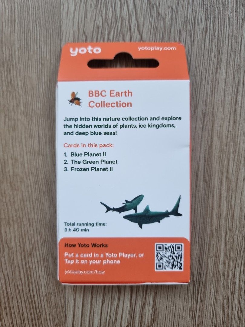 BBC Earth Collection Yoto cards, Hobbies & Toys, Toys & Games on Carousell