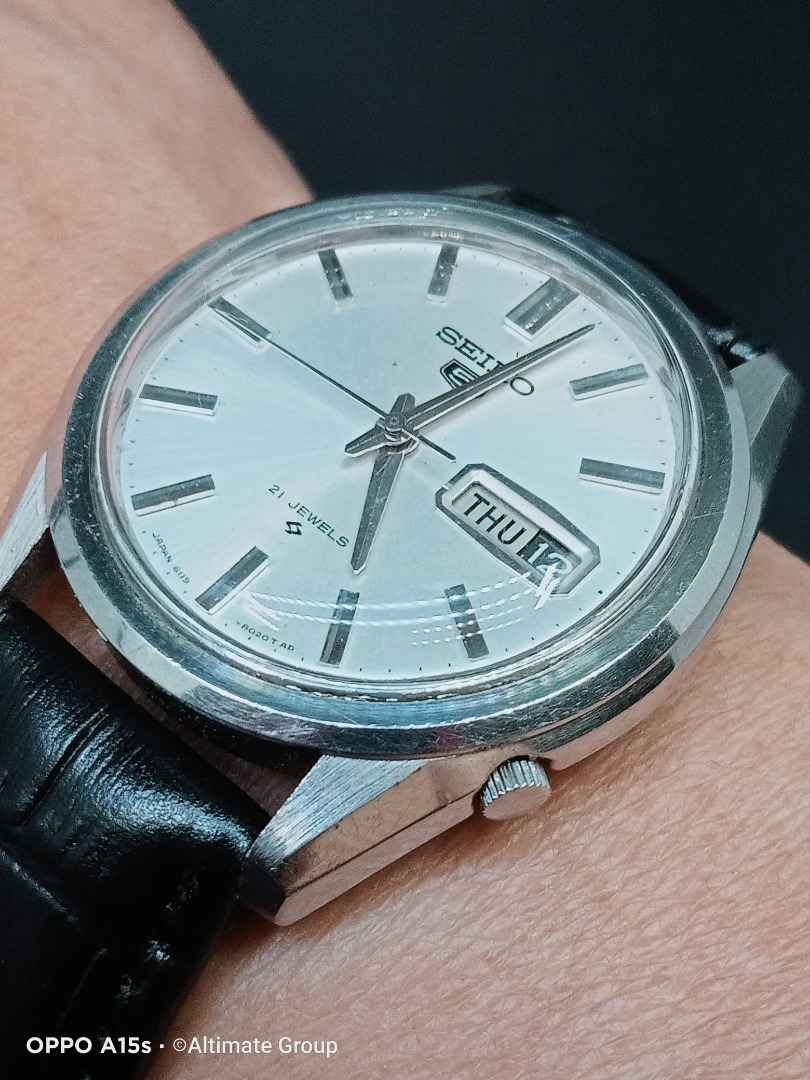 Birthday Watch March 1968! Seiko 5 6119A-8020 SUWA 21J Automatic Watch ...