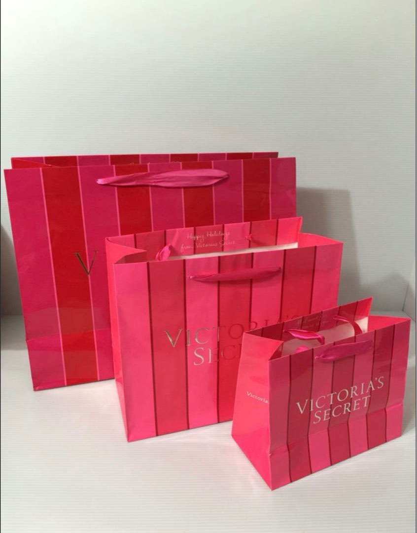 Brand new Victorias Secret Paper Bag + Tissue + Gift Wrapper, Hobbies ...