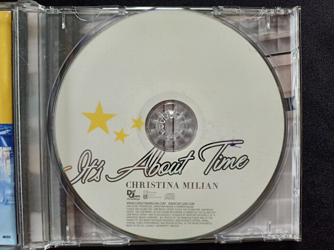 Cd Christina Milian Its About Time Hobbies And Toys Music And Media Cds And Dvds On Carousell