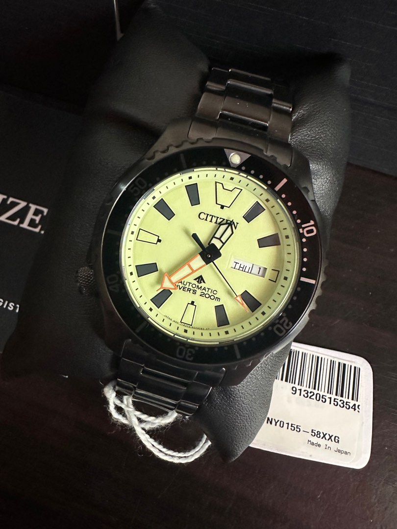 Citizen Promaster Fugu Diver Automatic Full lumed Dial Sapphire Glass ...