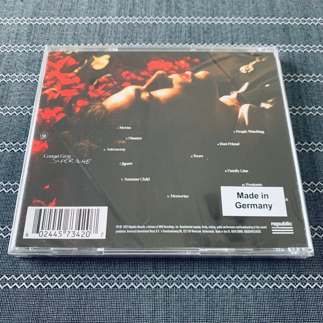 Conan Gray - Superache [Imported Edition] CD, Hobbies & Toys, Music ...