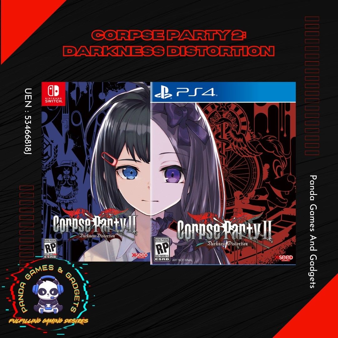 Corpse Party 2: Darkness Distortion (PS4 / Nintendo Switch | Physical ...