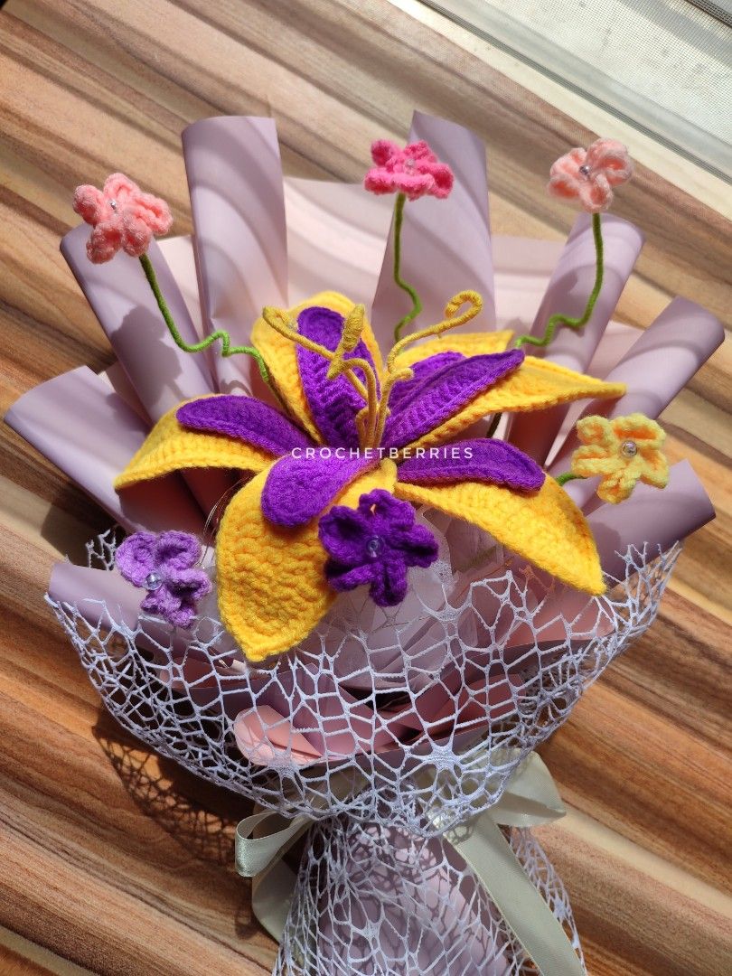 Crochet Tangled Sundrop Flower, Hobbies & Toys, Stationary & Craft ...