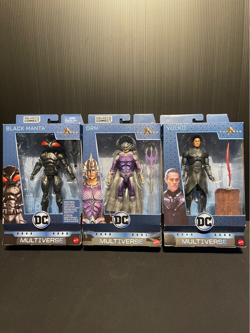 DCEU DC Multiverse : ORM, Black Manta, Vulko, Hobbies & Toys, Toys ...