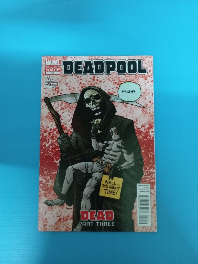 Deadpool #52 ( Dave Johnson - Cover Art ) Marvel Comics, Hobbies & Toys ...
