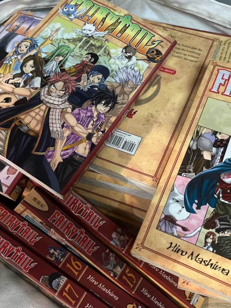 FairyTail Manga (volumes 1 to 50 available), Hobbies & Toys, Books ...
