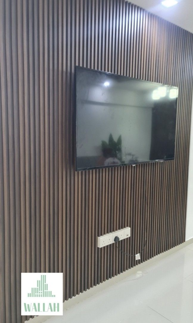 Fluted Wall Panel for TV/Dining Feature Wall Panels, Furniture & Home ...