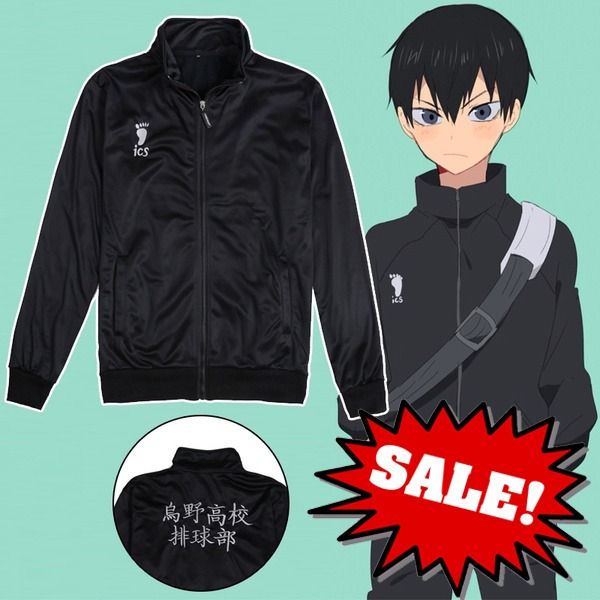 Haikyuu Cosplay Karasuno Jacket Uniform Volleyball Club, Men's Fashion ...
