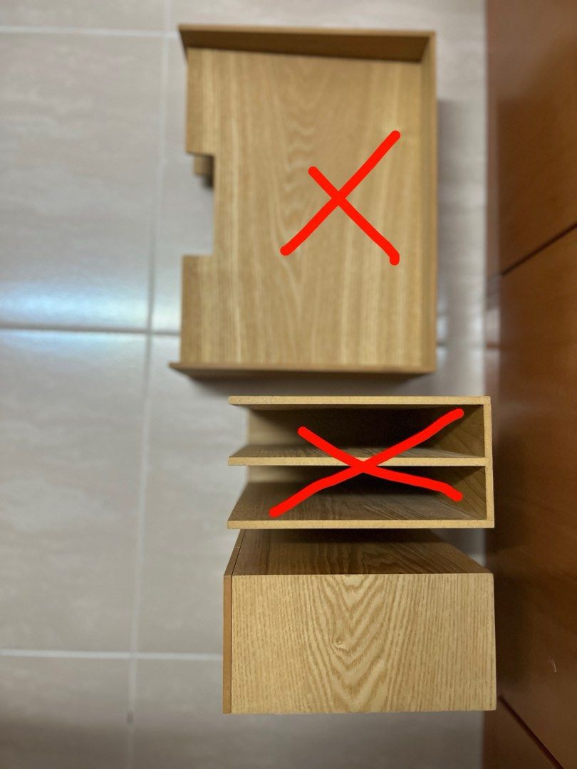 Last1‼️Muji Wooden A4 Letter Tray / 3drawers A5 / File Stand A5 ...