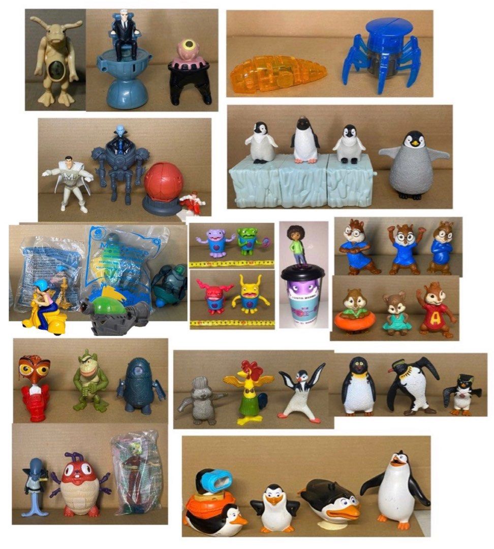 McDonald’s Burger king KFC misc Monsters vs Aliens, MIB Men in Black ...