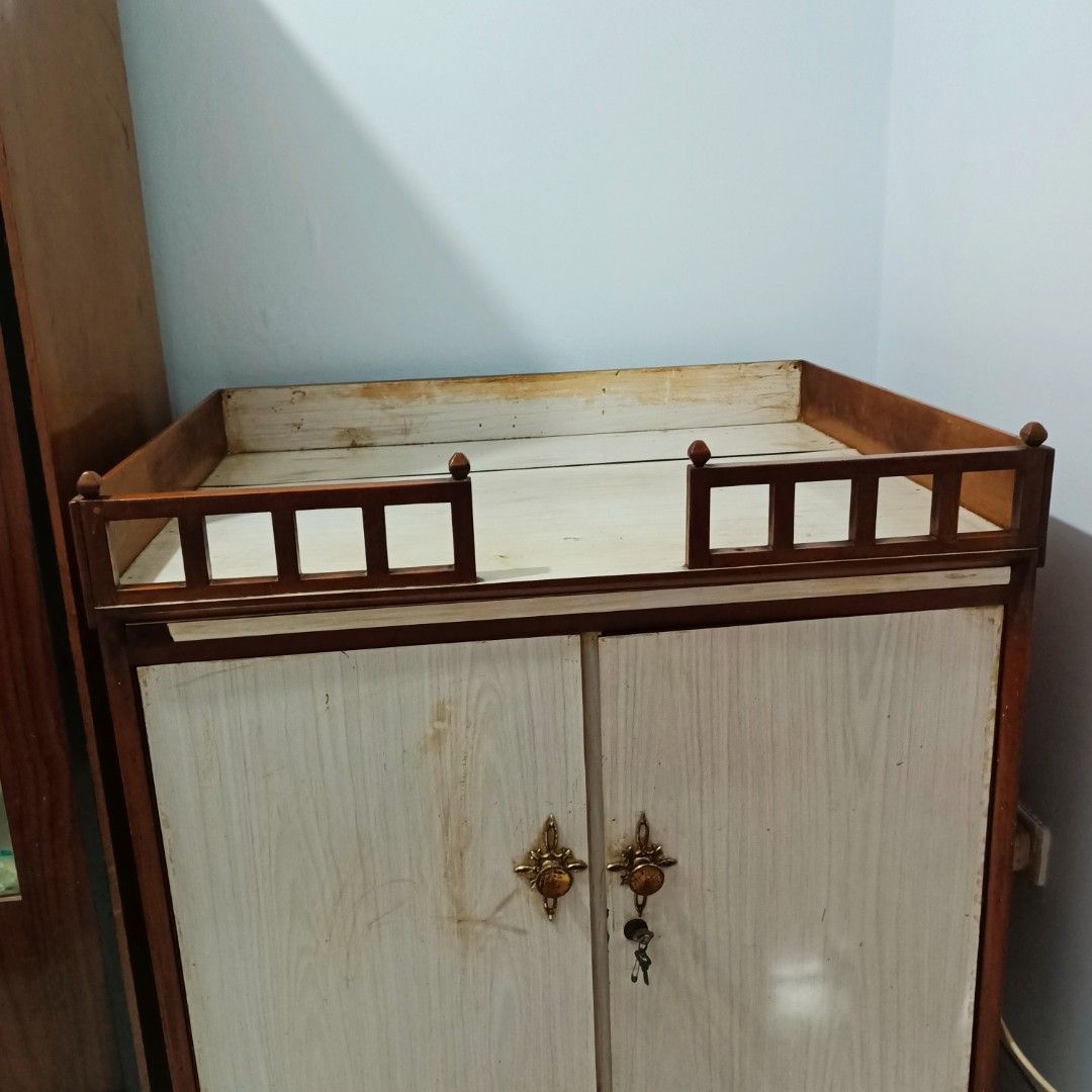 Meja Kuno Kayu Jati Tebal Serbaguna Lawas Jadul Vintage, Antik ...