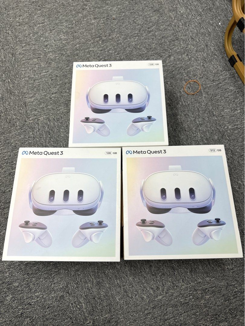 META Oculus Quest 3 128GB/512GB, Video Gaming, Video Game Consoles ...