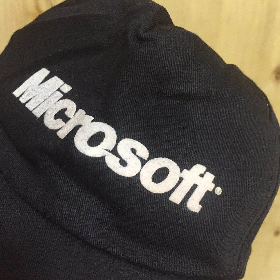 Microsoft Tech Hat, Men's Fashion, Watches & Accessories, Caps & Hats ...