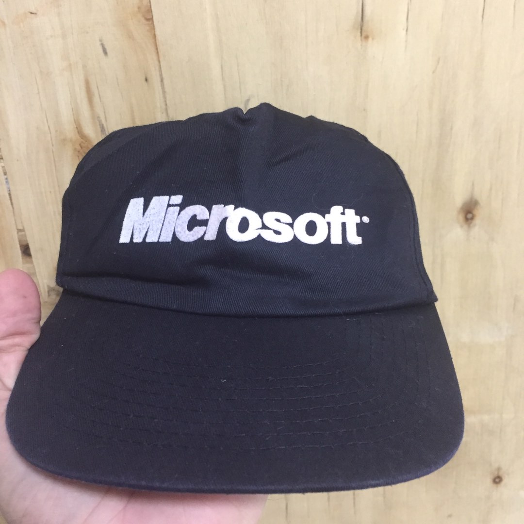 Microsoft Tech Hat, Men's Fashion, Watches & Accessories, Caps & Hats ...