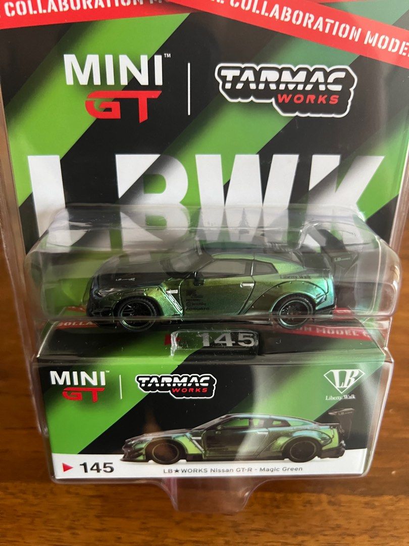 MINI GT | Tarmac Works LBWK Nissan GT-R (R35) Magic Green #145, Hobbies ...