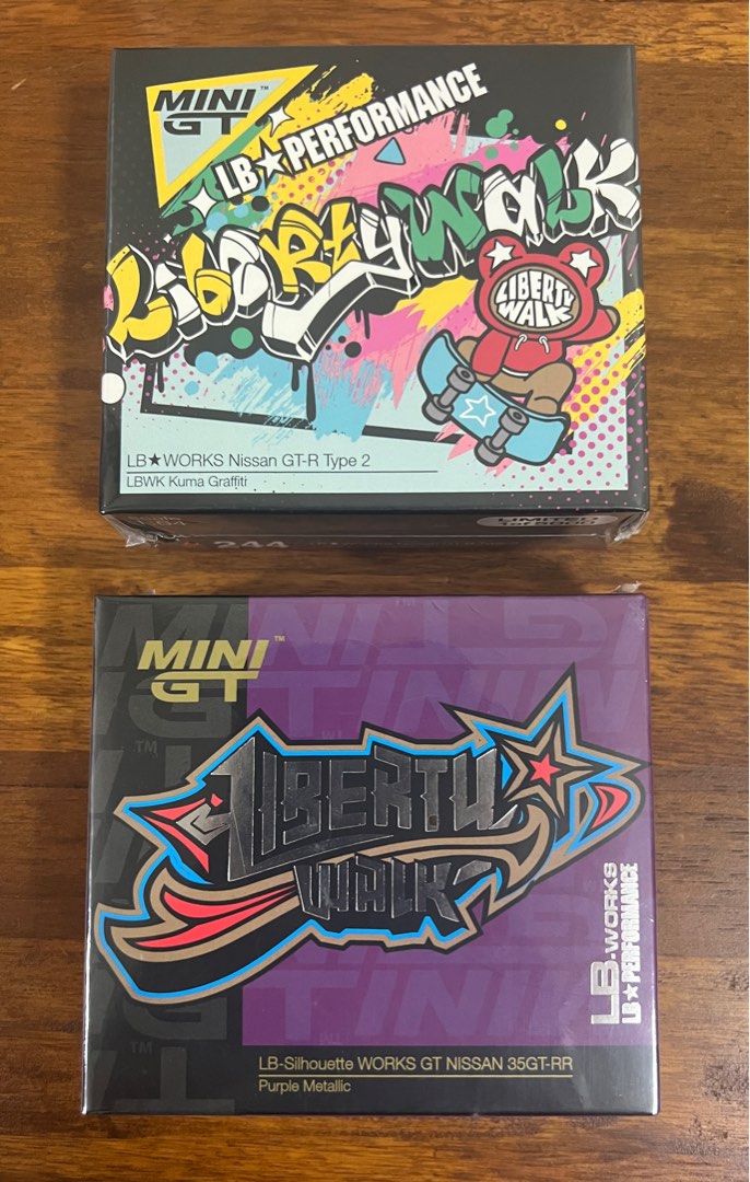 MINI GT LB Silhouette Works Nissan GT-R (R35) Purple Metallic & LBWK ...