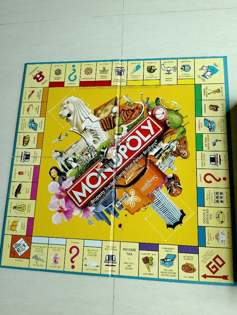 Monopoly Singapore Version, Hobbies & Toys, Toys & Games on Carousell