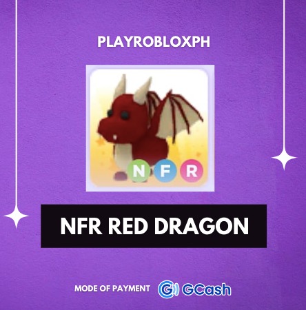 NFR Dragon / Red Dragon - Adopt Me, Hobbies & Toys, Toys & Games on ...