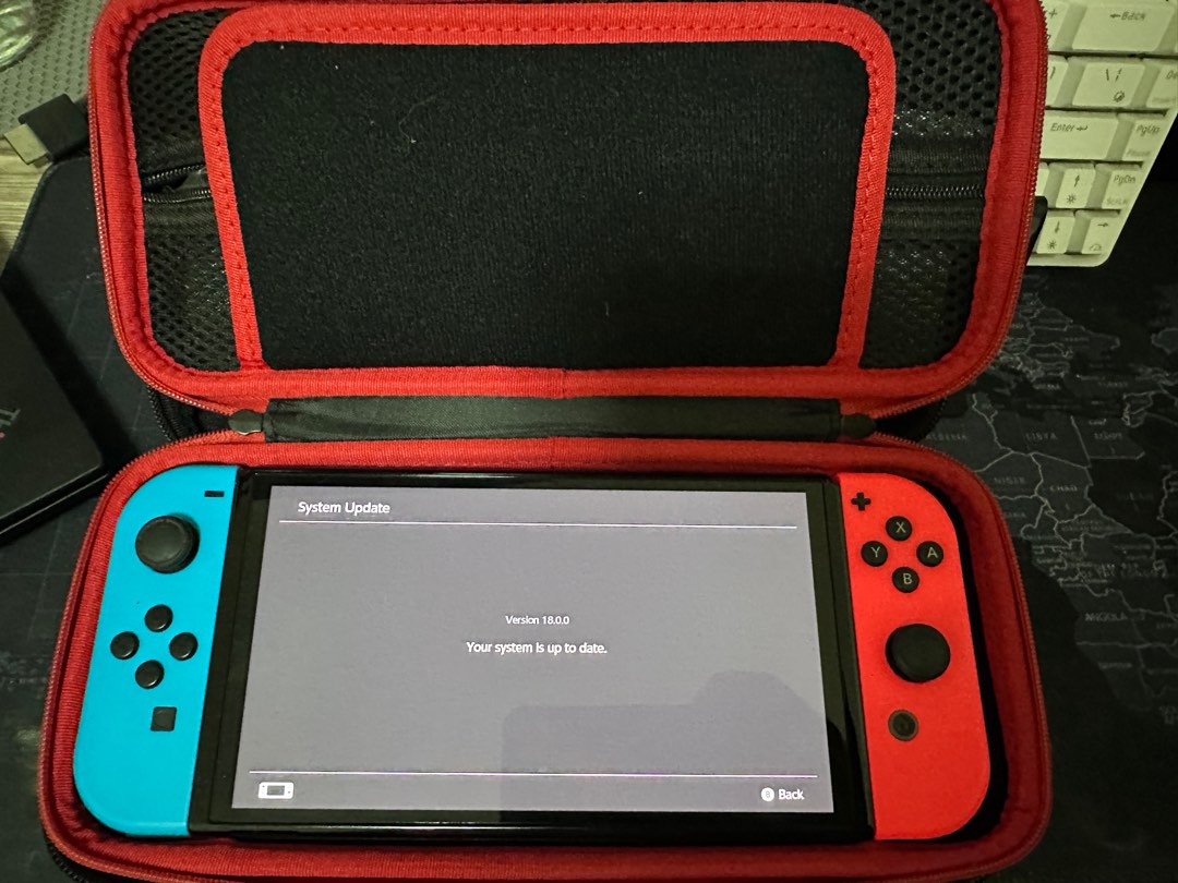 Nintendo Switch Oled with 512gb SD card, Video Gaming, Video Game ...