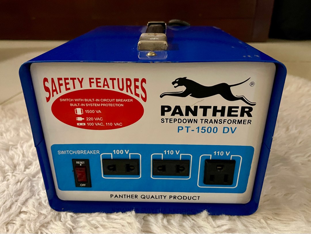 Excellent Condition - Panther 1500W Stepdown Transformer/AVR, Output ...