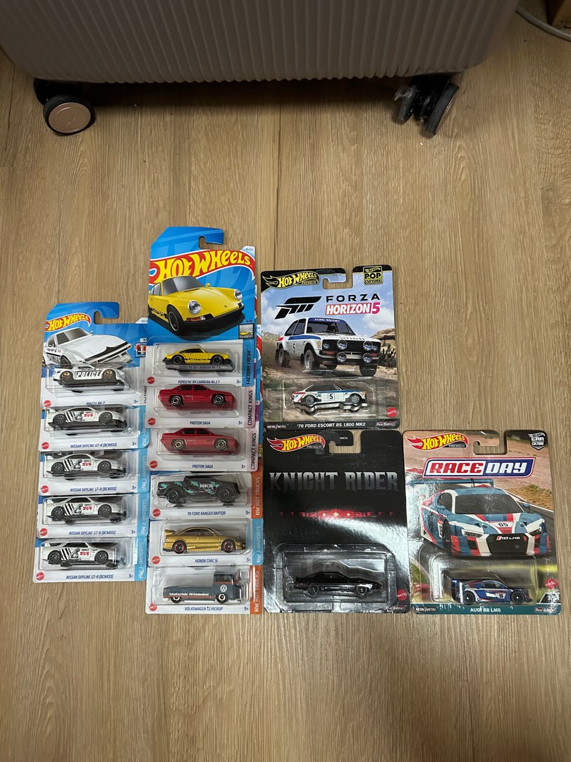 Proton Saga Nissan Skyline r33 shortcard Knight Rider Premium Hotwheels ...