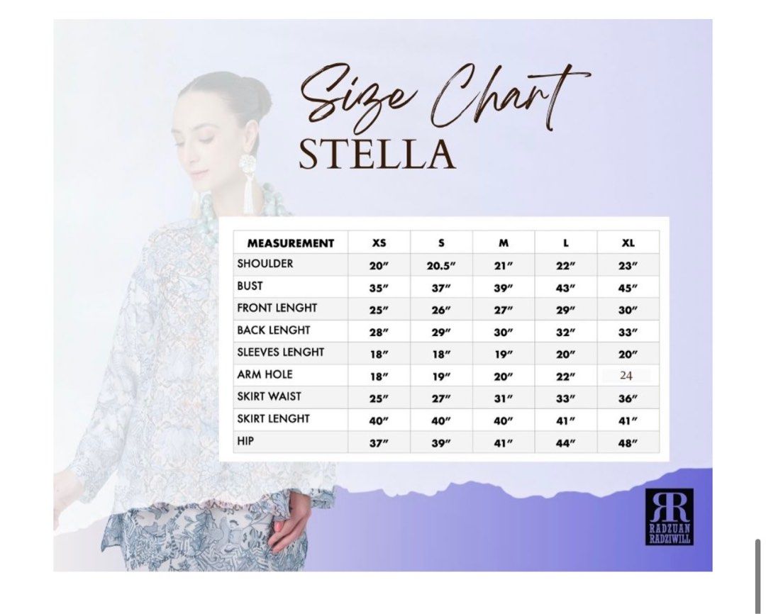 Radzuan Radziwill Stella Raya 2024, Women's Fashion, Muslimah Fashion ...