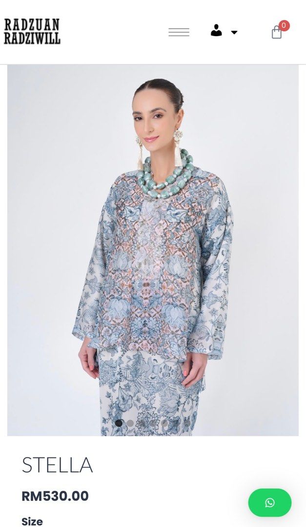 Radzuan Radziwill Stella Raya 2024, Women's Fashion, Muslimah Fashion, Baju Kurung & sets on ...