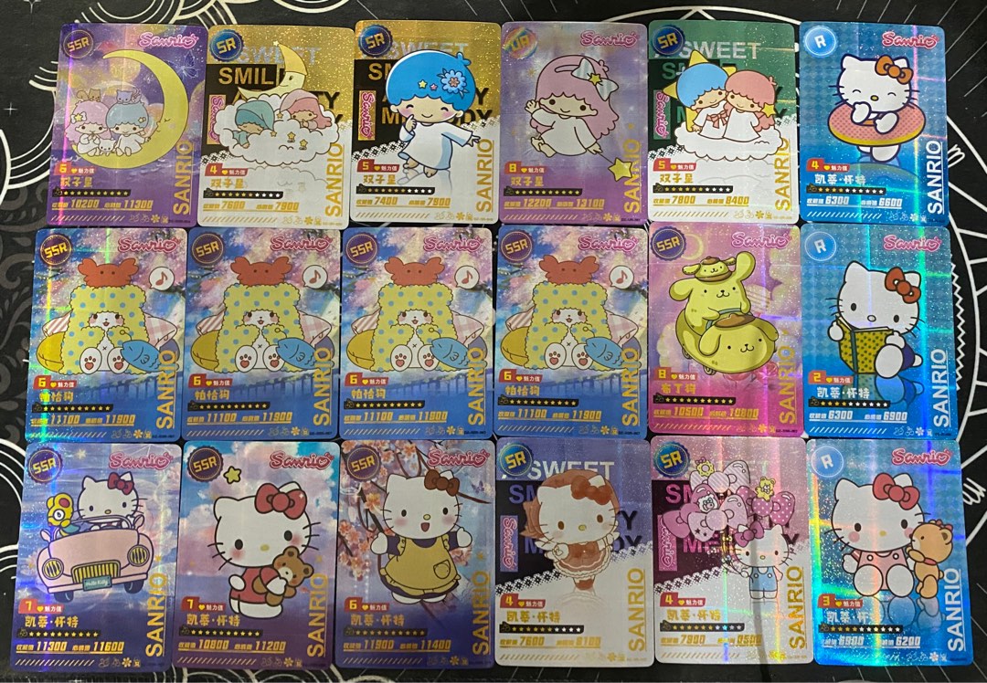 Sanrio CCG Cards, Hobbies & Toys, Toys & Games on Carousell