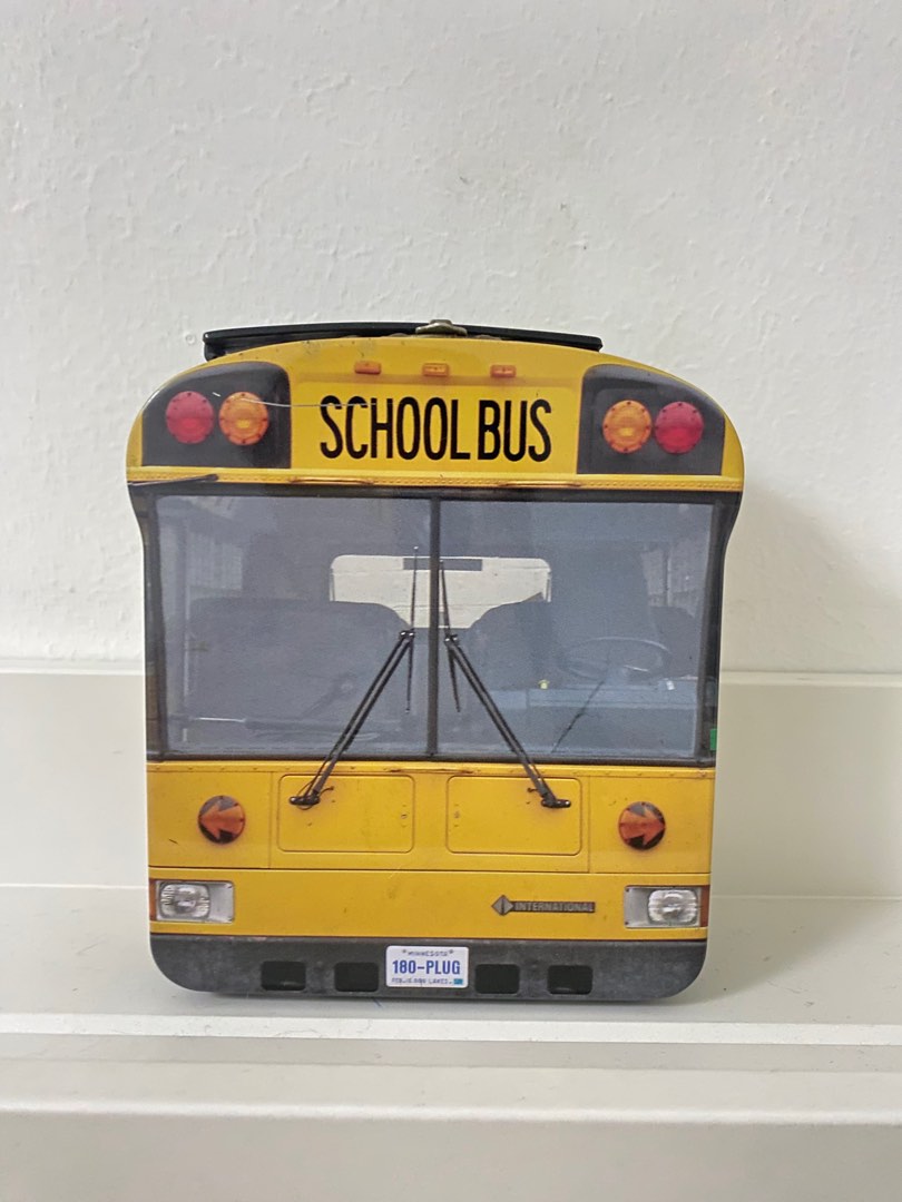 School Bus Sandwich Tin Lunchbox, Hobbies & Toys, Memorabilia ...