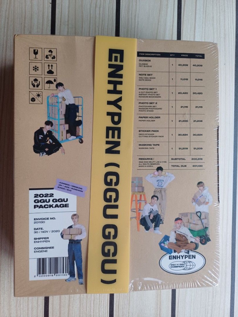 Sealed Enhypen Ggu Ggu Package, Hobbies & Toys, Memorabilia ...