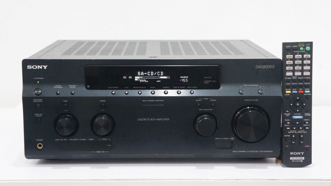Sony STR-DA5800ES 9.2-ch Home Theatre AV Receiver (HDMI ARC), Audio ...