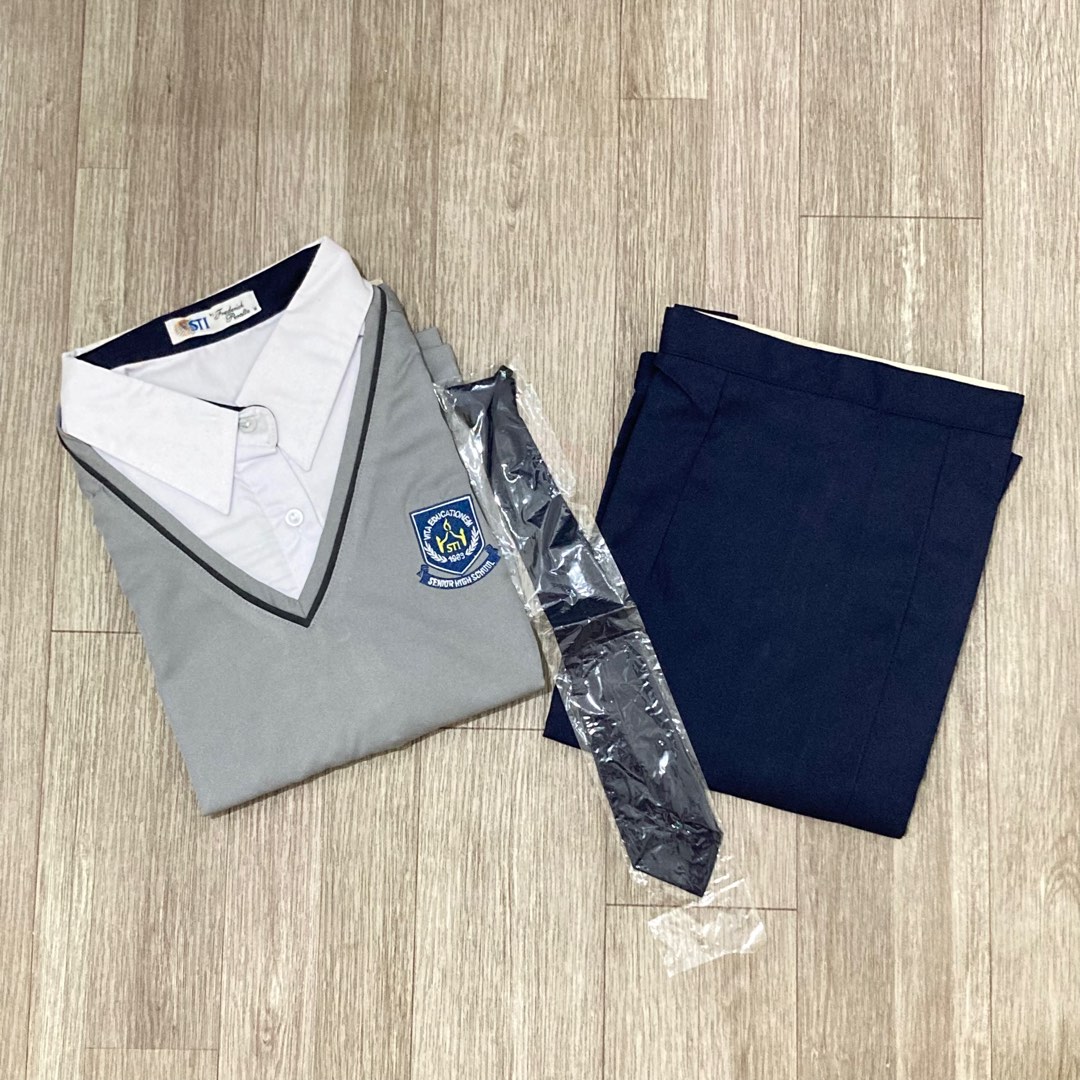 STI SHS uniform set, Women's Fashion, Tops, Blouses on Carousell