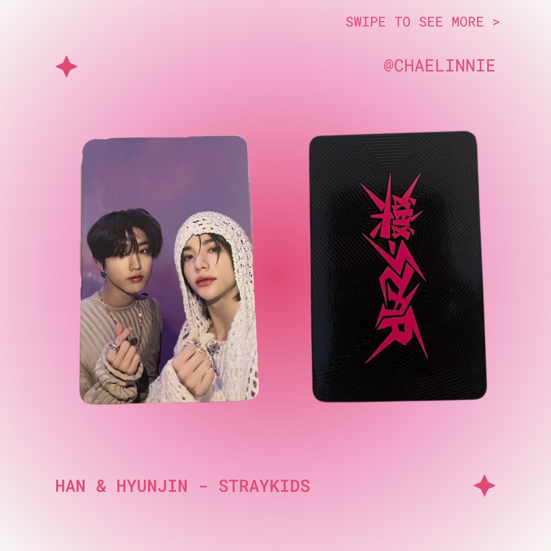 straykids skz han & hyunjin official pc, Hobbies & Toys, Collectibles ...