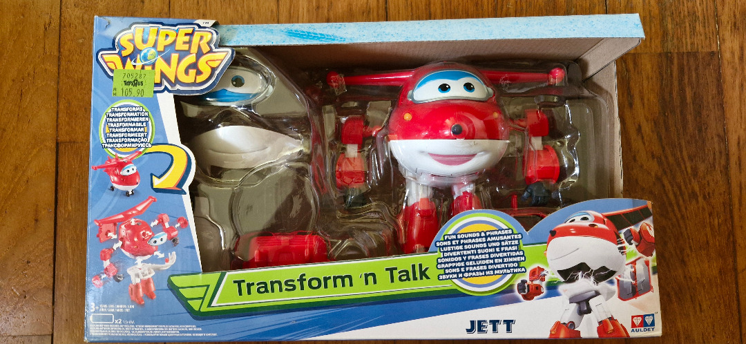 Super Wings Transform n talk JETT, Hobbies & Toys, Toys & Games on ...