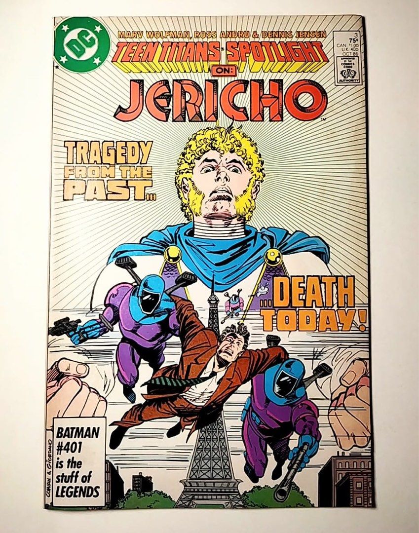 Teen Titan Spotlight: Starfire #2, Jericho #3, 5,6, Hobbies & Toys ...