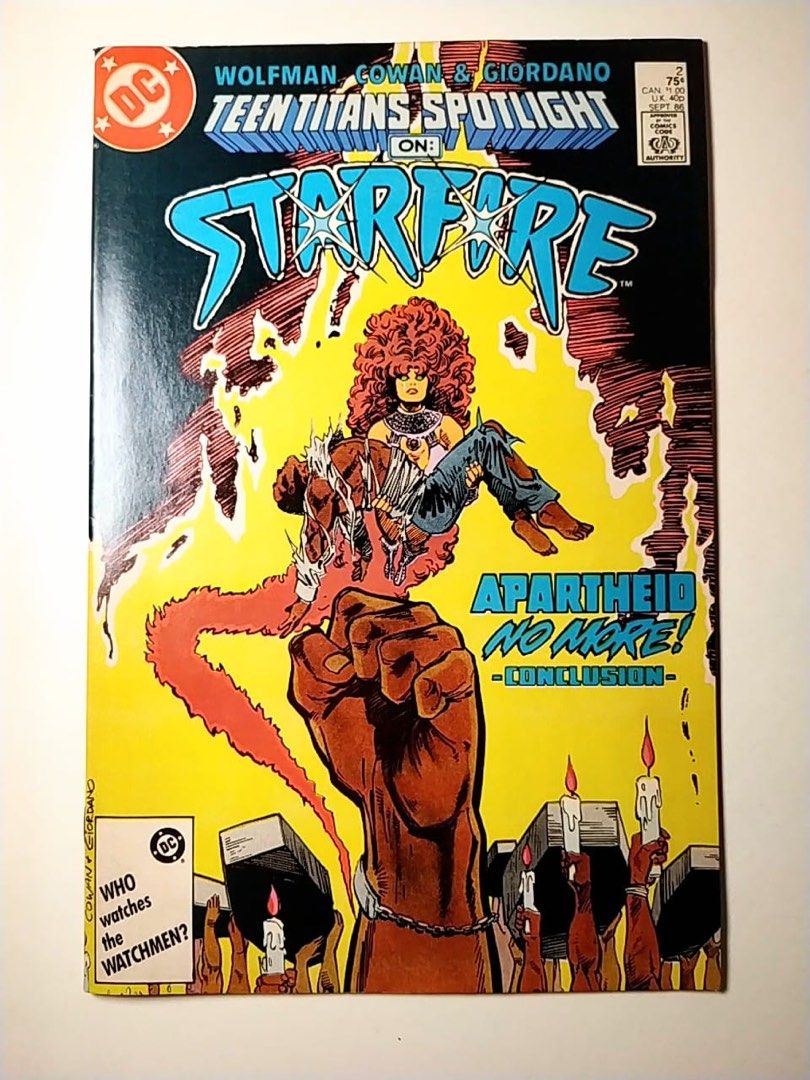 Teen Titan Spotlight: Starfire #2, Jericho #3, 5,6, Hobbies & Toys ...