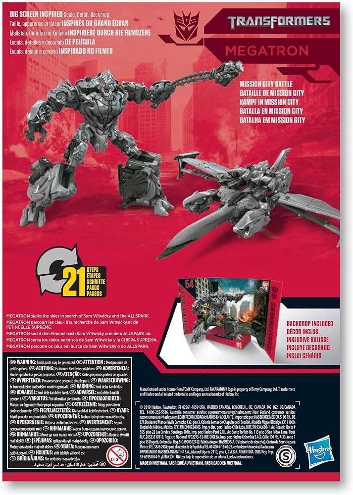 Transformers Studio Series: 54 Voyager Class Megatron, Hobbies & Toys ...