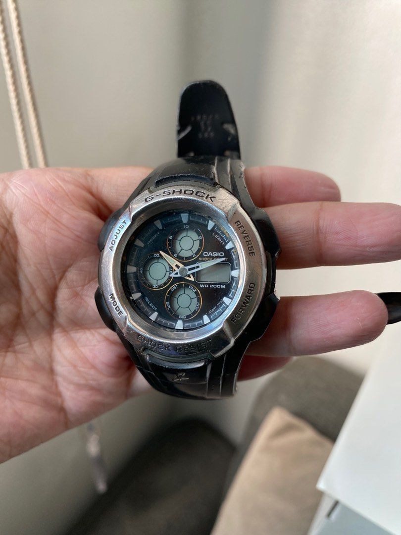 Vintage G-shock G-601 Cockpit Series CASIO Black Watch, Men's Fashion ...