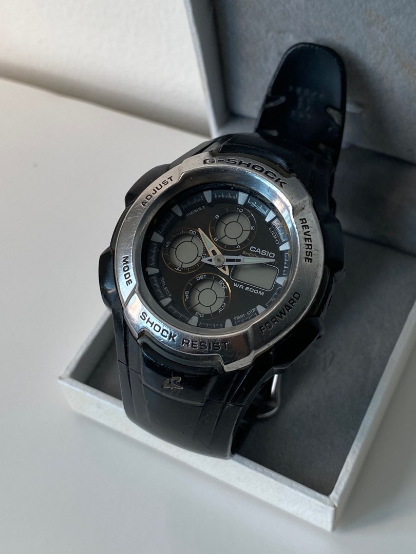 Vintage G-shock G-601 Cockpit Series CASIO Black Watch, Men's Fashion ...