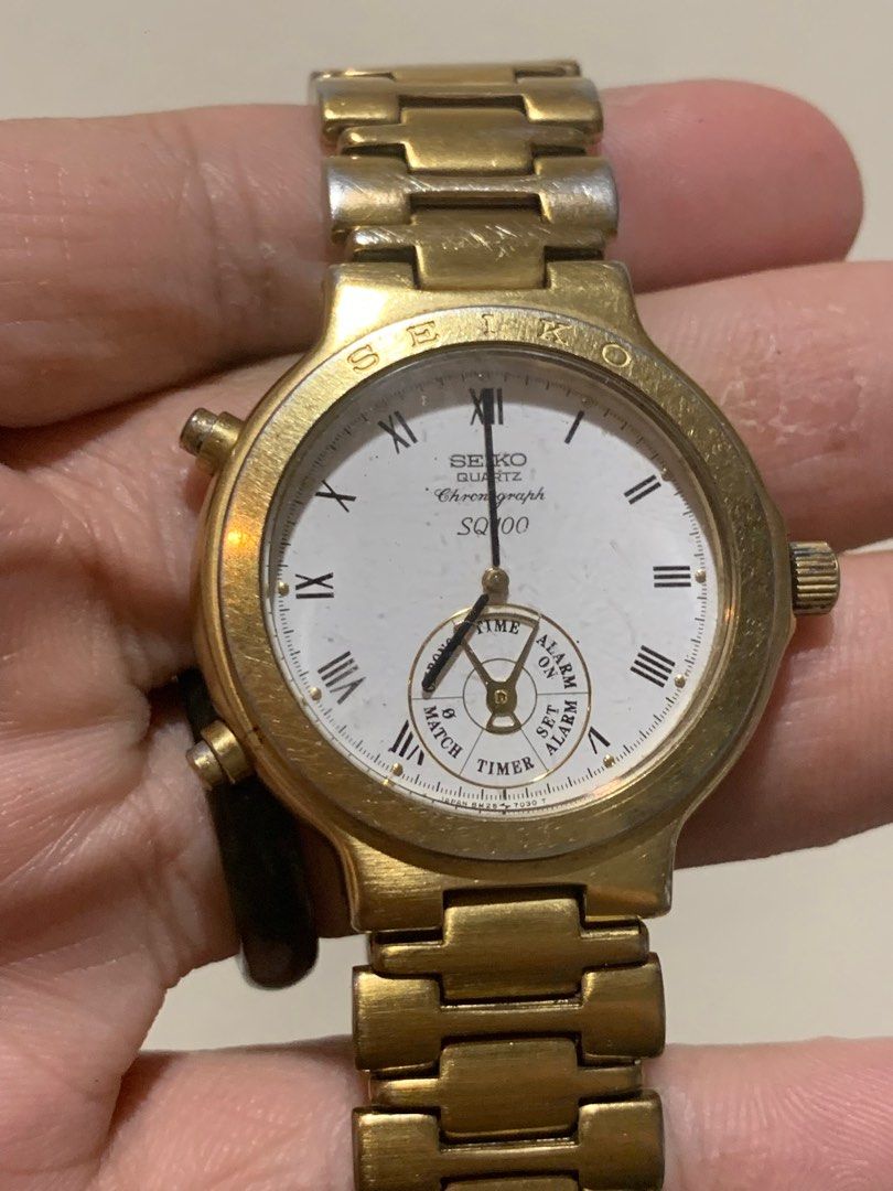 VINTAGE SEIKO QUARTZ CHRONOGRAPH, Men's Fashion, Watches & Accessories ...
