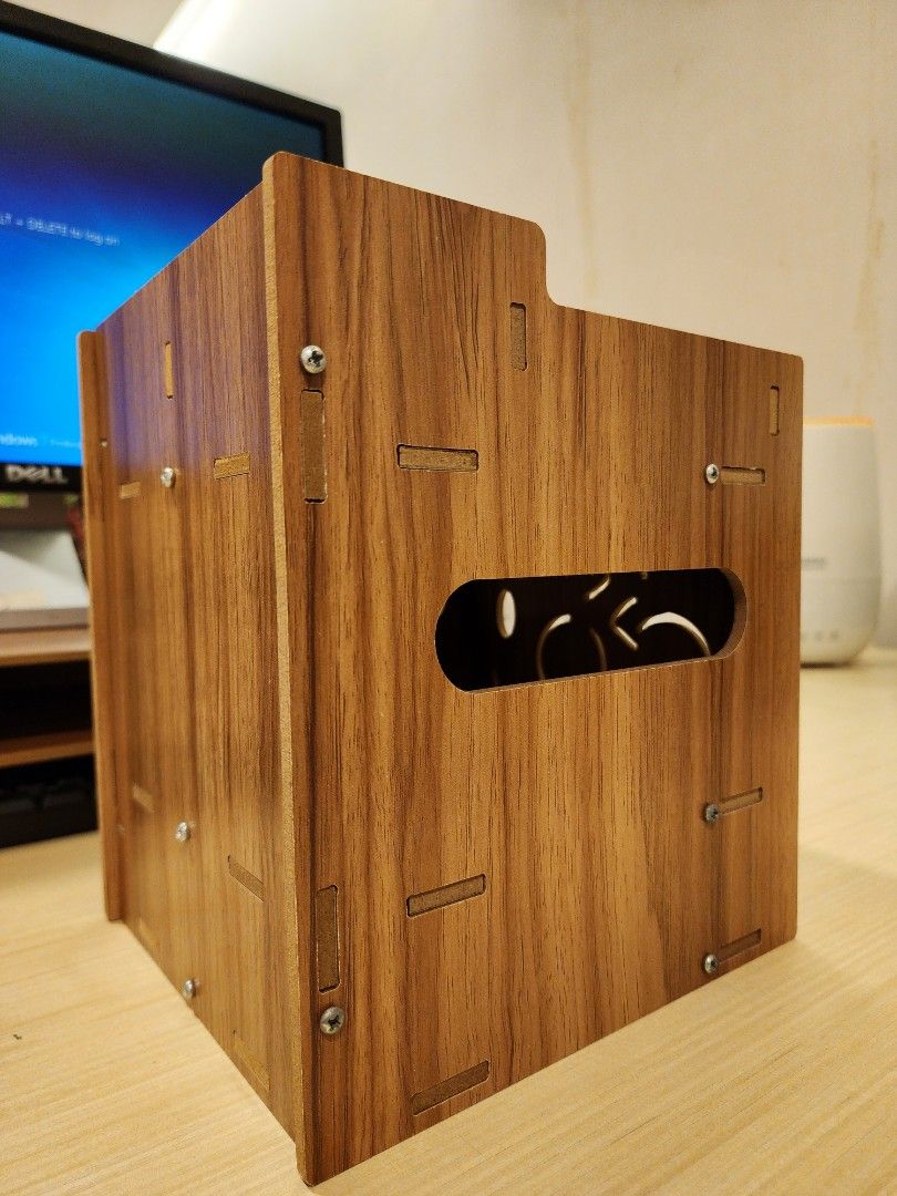 Wooden PC/Laptop Rack + Table Organizer Set, Furniture & Home Living ...