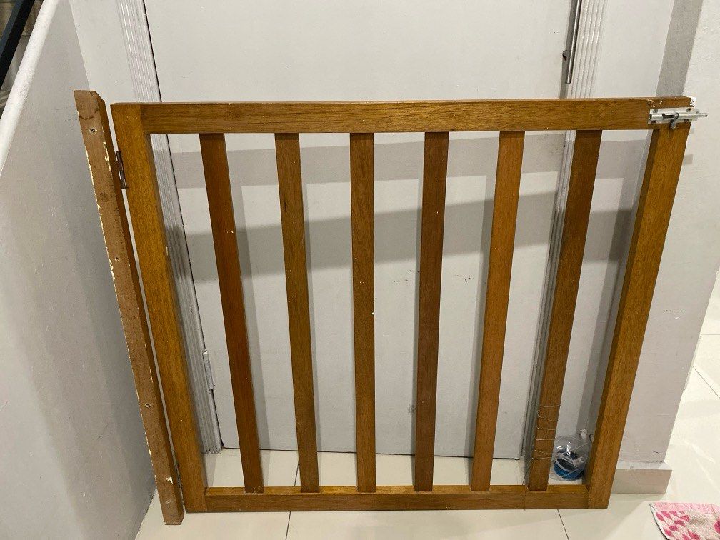 Wooden Safety Gate, Babies & Kids, Baby Nursery & Kids Furniture ...