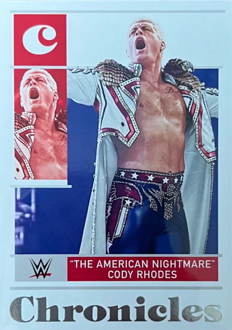 WWE CARDS | Cody Rhodes | Chronicles '22, Hobbies & Toys, Toys & Games ...