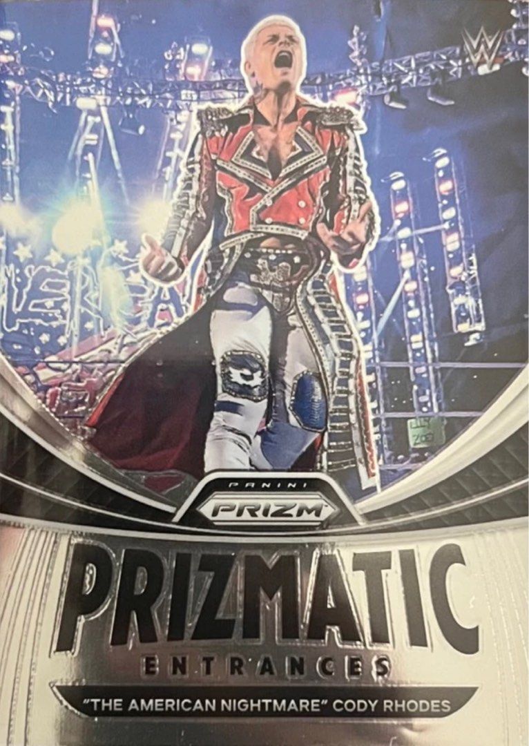 WWE CARDS | Cody Rhodes | Prizmatic Entrances '23, Hobbies & Toys, Toys ...